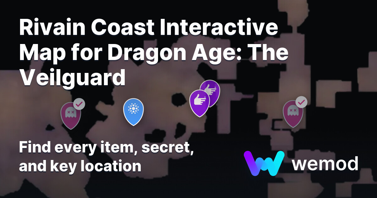 Mapa Rivain Coast para Dragon Age: The Veilguard | Wand