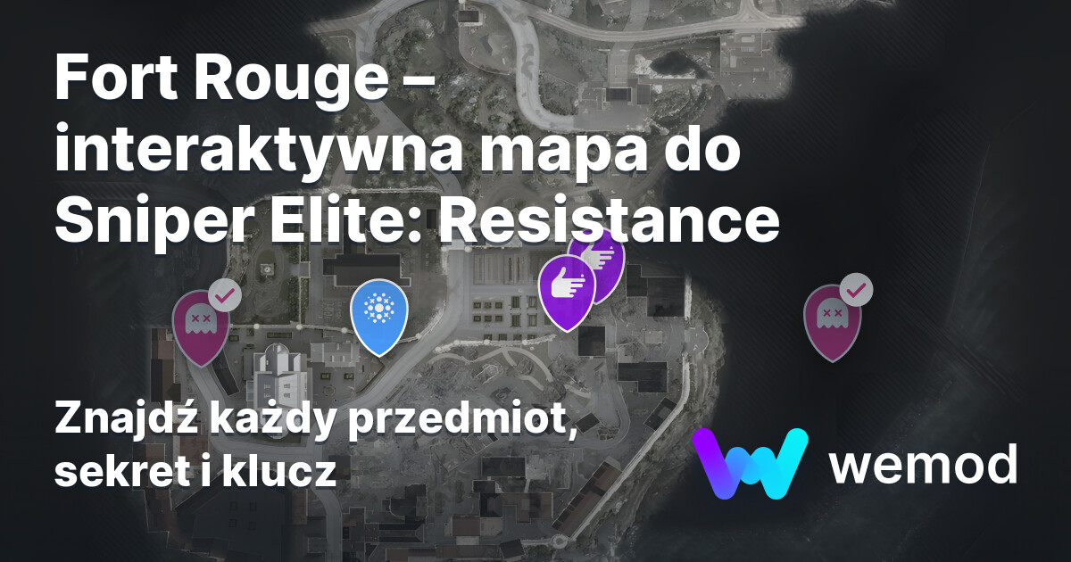 Mapa Fort Rouge - Mission 6 do Sniper Elite: Resistance | WeMod