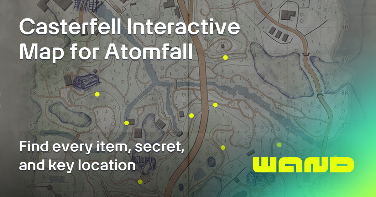 Casterfell Map for Atomfall Checklist by Category - 100% Completion ...