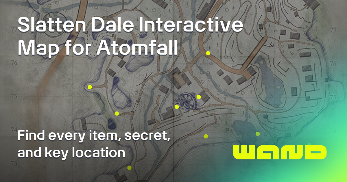 Findings - Slatten Dale Map for Atomfall Checklist | WeMod Maps