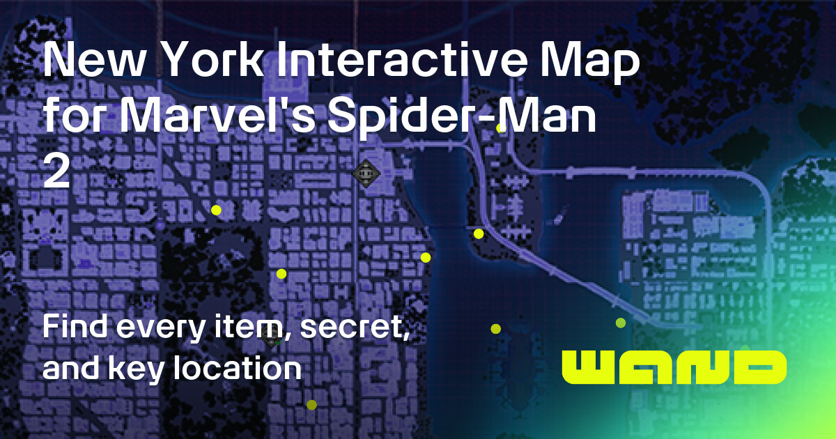 New York Map for Marvel's Spider-Man 2 Checklist by Category - 100% ...