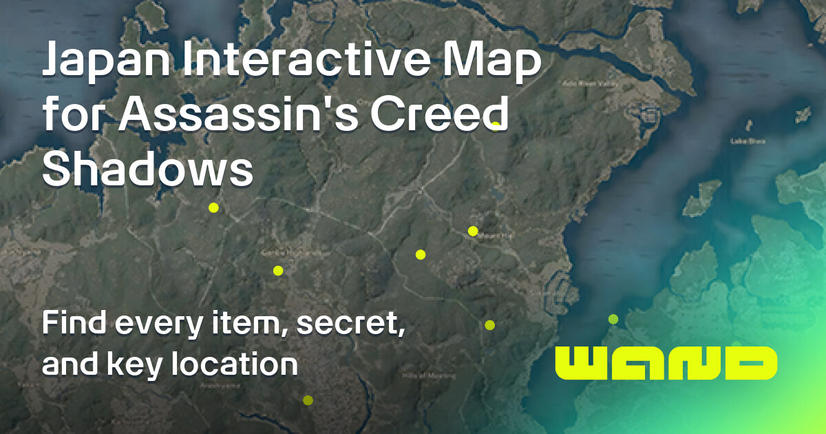 yasuke - Assassin's Creed Shadows 的 Japan 地图 Checklist | WeMod Maps