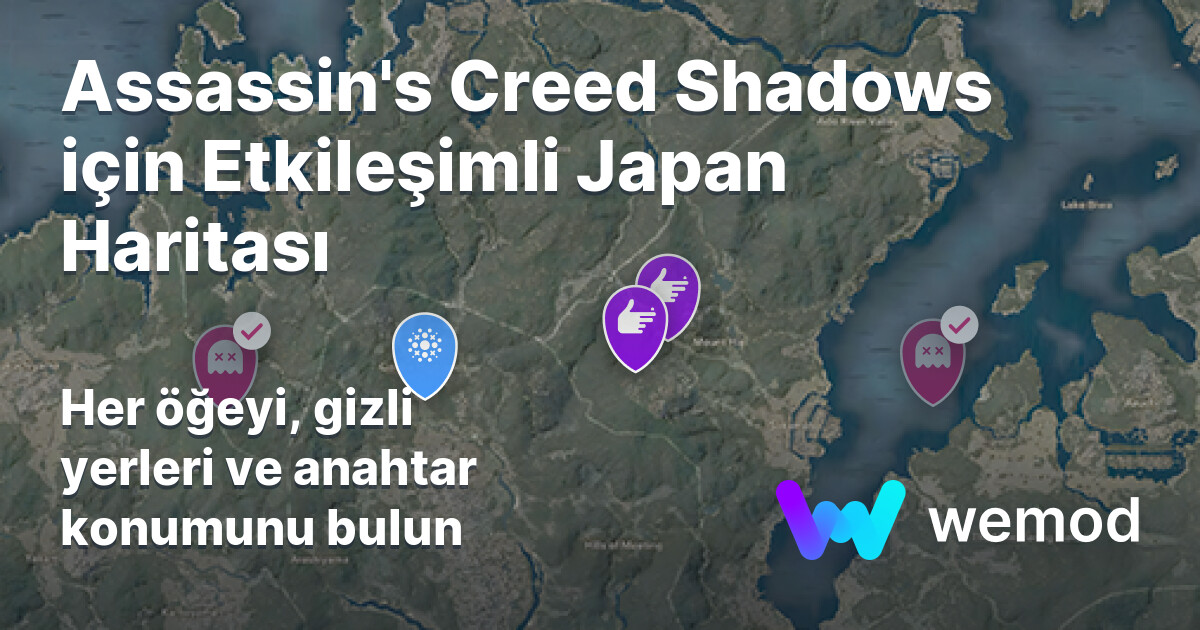 Assassin's Creed Shadows için Japan Haritası | WeMod
