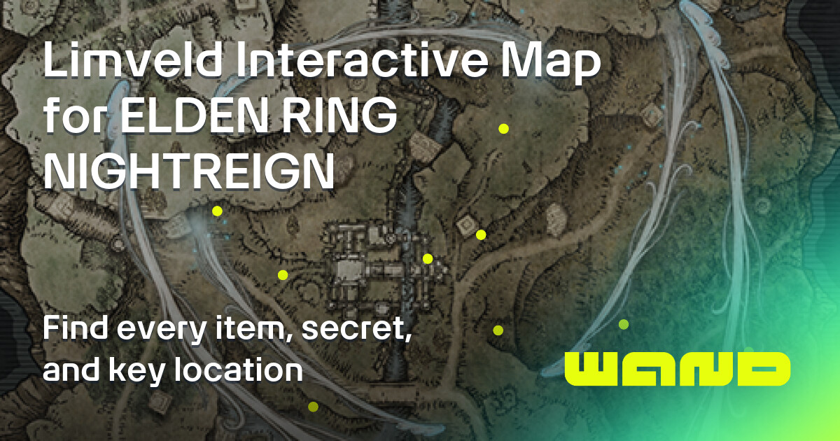 Carte Limveld pour ELDEN RING NIGHTREIGN Checklist by Category - 100% ...