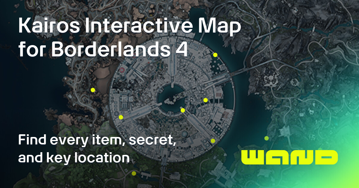 Vault - Kairos Map for Borderlands 4 Checklist | WeMod Maps