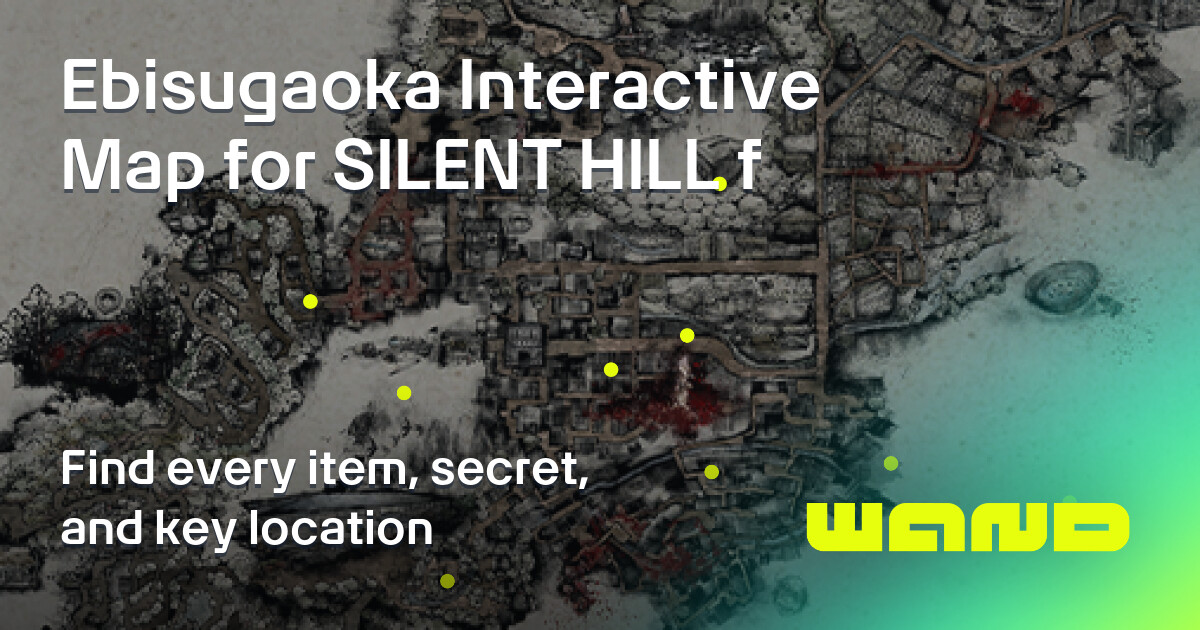 SILENT HILL f 的 Ebisugaoka 地图 | Wand