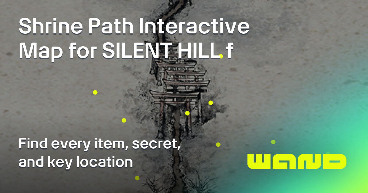 Shrine Path Map for SILENT HILL f | Wand