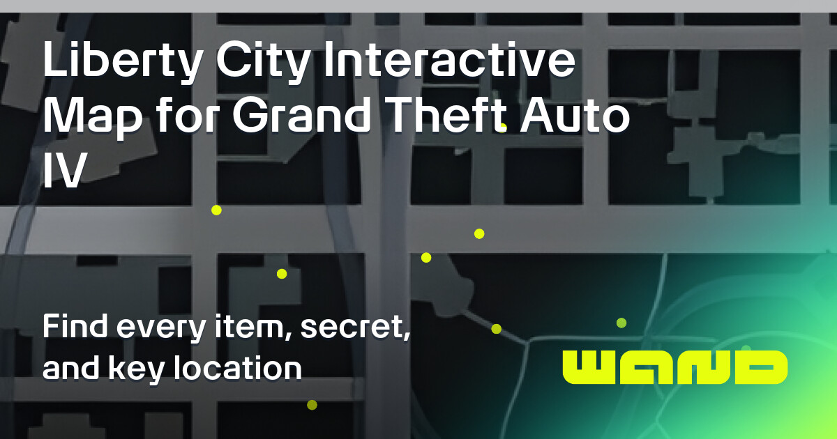 jogo-de-arcade - Liberty City Karte für Grand Theft Auto IV Checklist ...