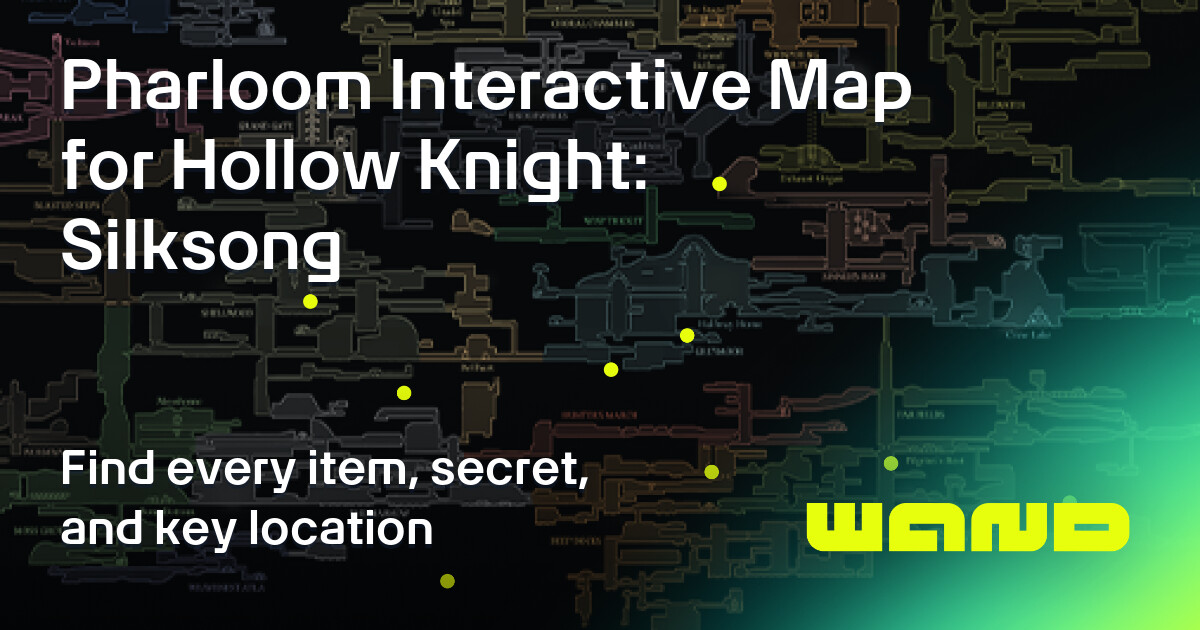 principal - Hollow Knight: Silksong 的 Pharloom 地图 Checklist | WeMod Maps