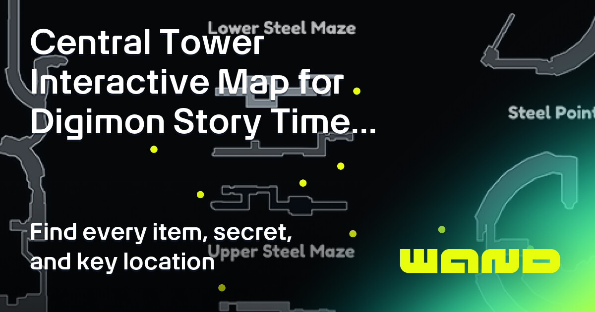 flying-digimon-port - Peta Central Tower untuk Digimon Story Time ...