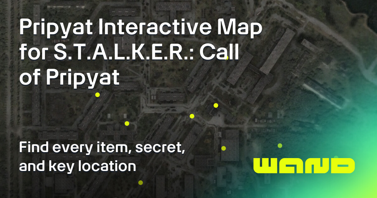 Mapa Pripyat para S.T.A.L.K.E.R.: Call of Pripyat | Wand