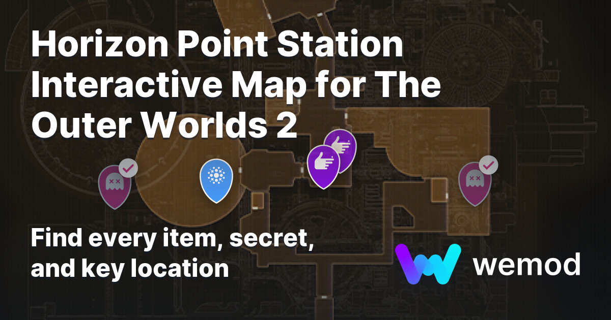 Mapa Horizon Point Station para The Outer Worlds 2 | Wand