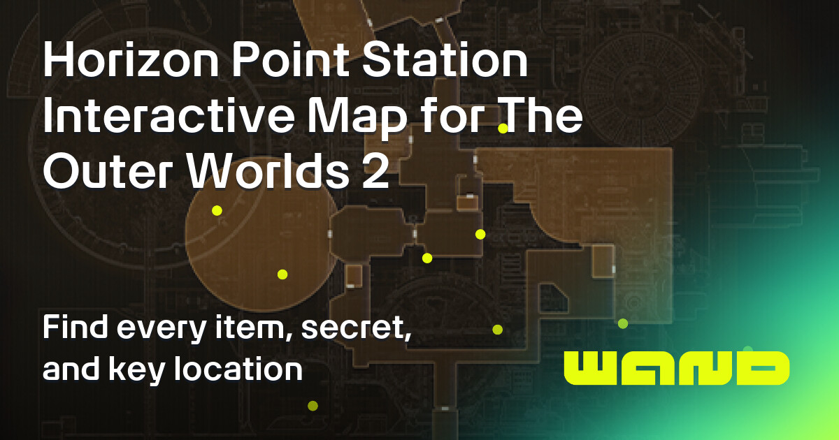 Quest Utama - Peta Horizon Point Station untuk The Outer Worlds 2 ...