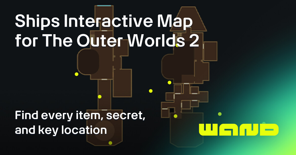 Autodoc - Ships Map for The Outer Worlds 2 Checklist | WeMod Maps