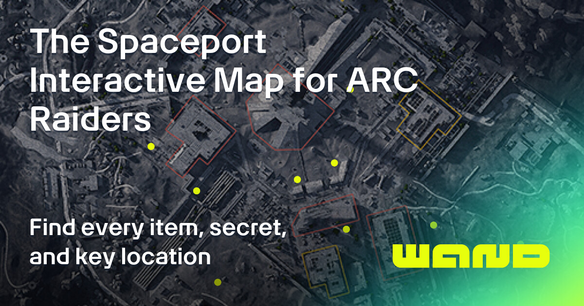 Escotilhas de Invasor - Mapa The Spaceport para ARC Raiders Checklist ...