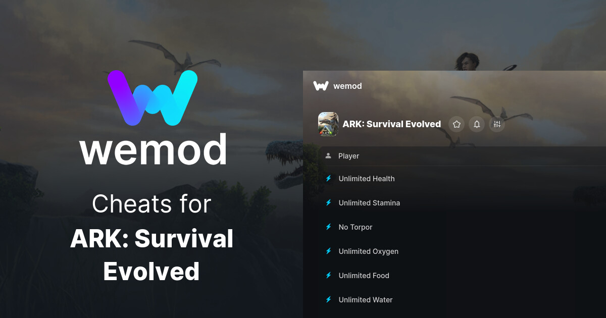 ARK: Survival Evolved Cheats & Trainers for PC | WeMod