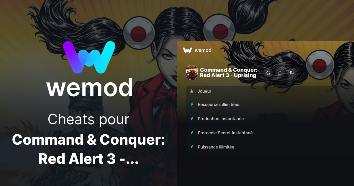Cheats et trainers pour Command & Conquer: Red Alert 3 - Uprising sur ...