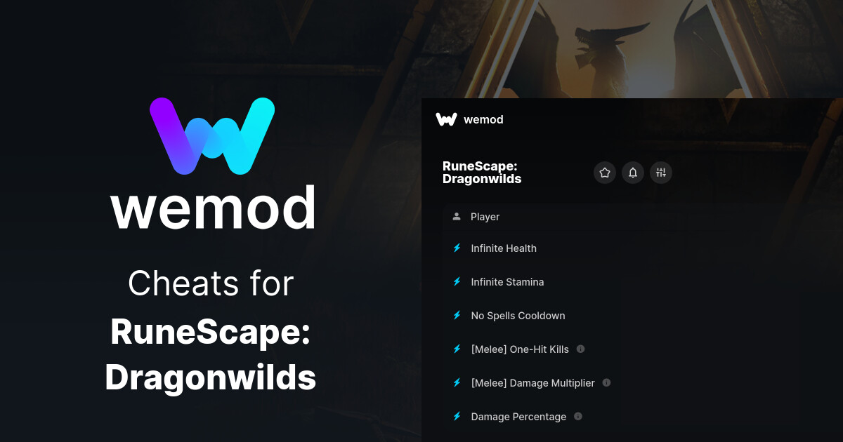 RuneScape: Dragonwilds Cheats, Trainers and Maps for PC | WeMod