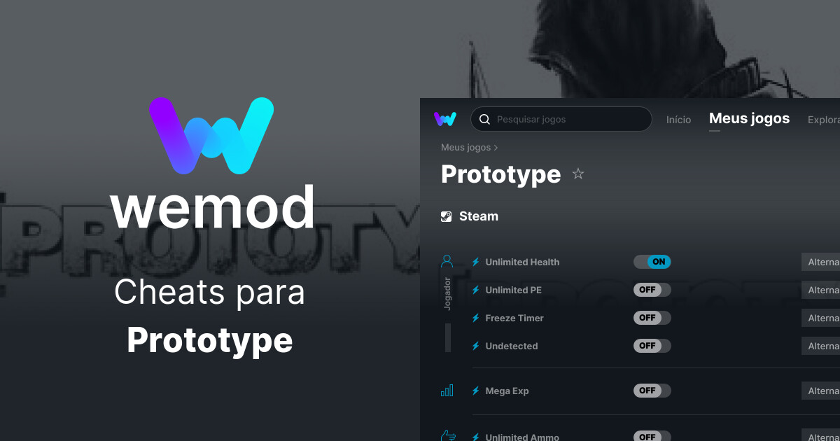 Cheats e Trainers para Prototype no PC - WeMod