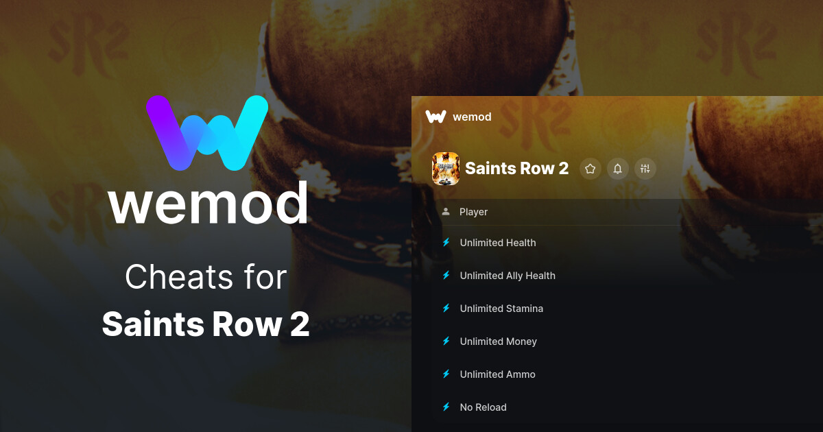 Saints Row 2 Cheats & Trainers for PC | WeMod