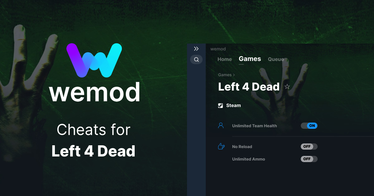 Left 4 Dead Cheats and Trainers for PC - WeMod