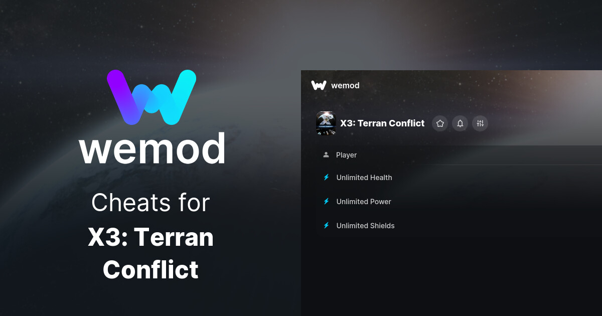 X3: Terran Conflict Achievements for Steam | WeMod