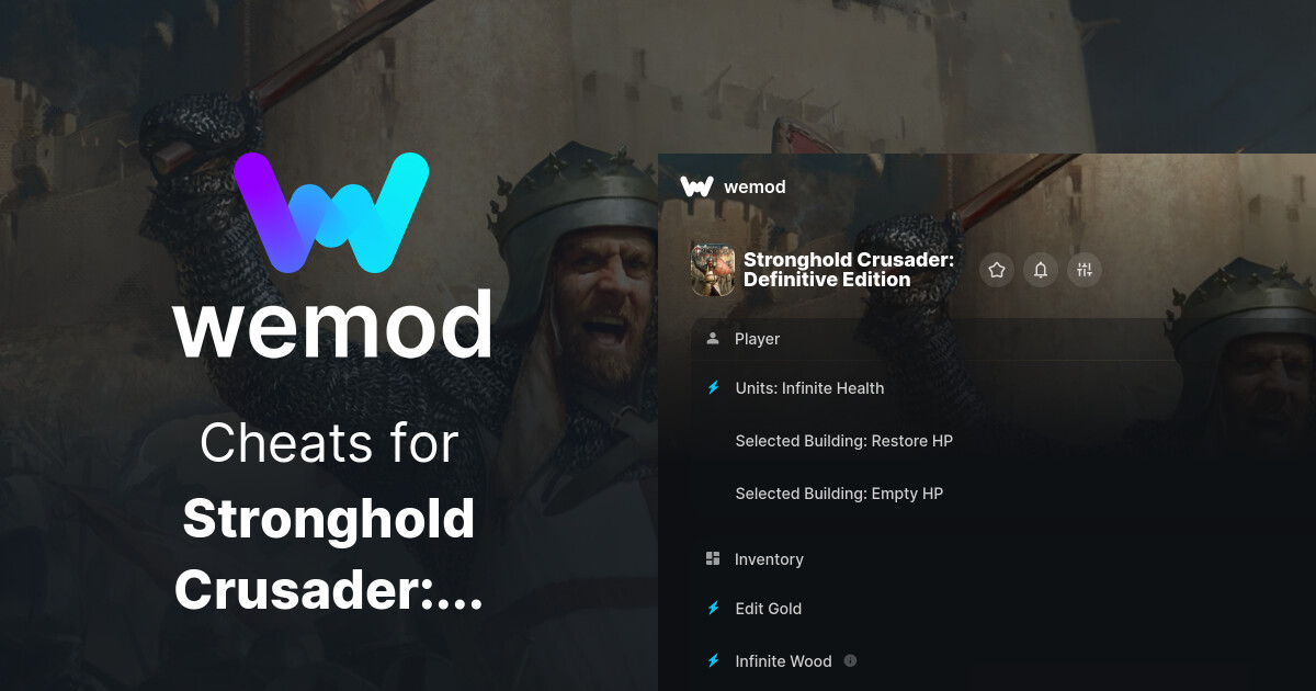 Stronghold Crusader: Definitive Edition Cheats & Trainers for PC | WeMod