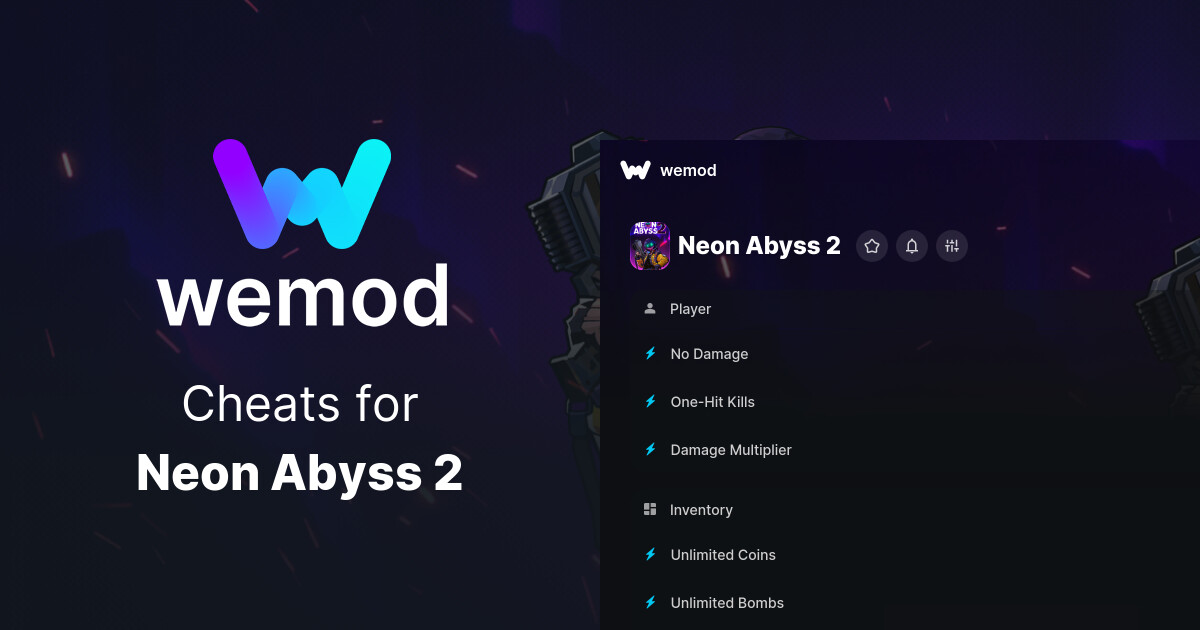 Neon Abyss 2 Cheats & Trainers for PC | WeMod