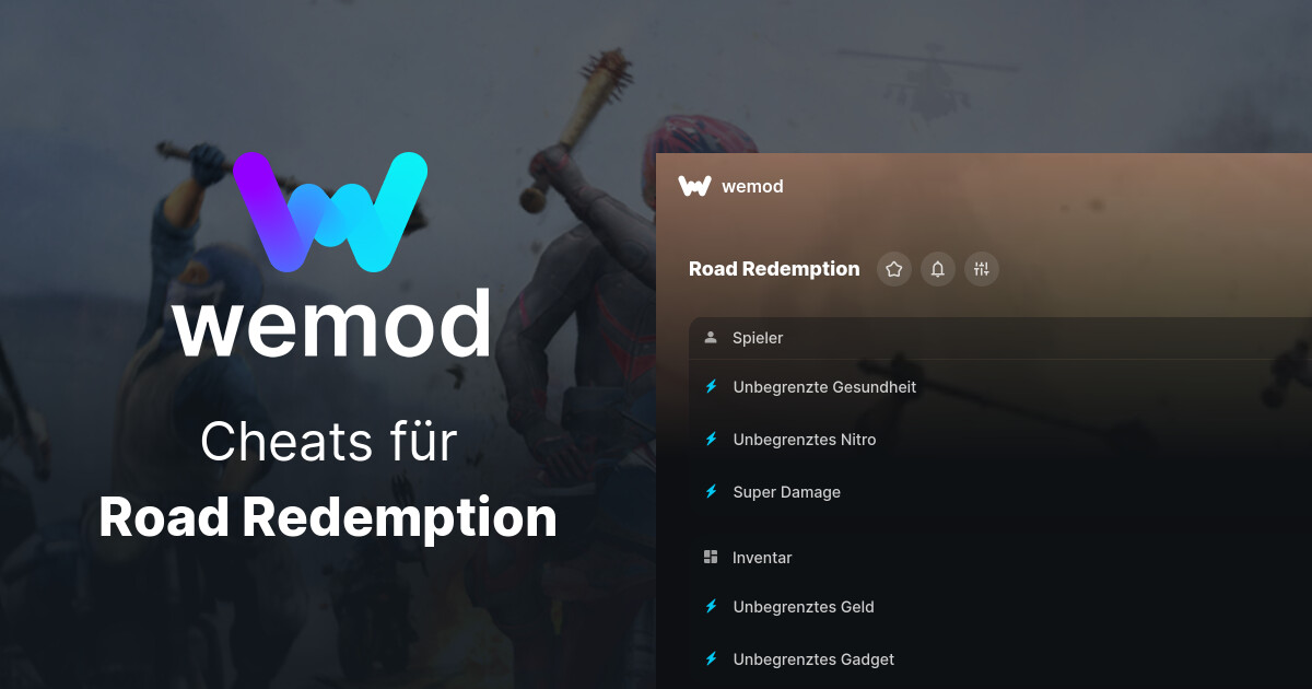 Road Redemption Cheats und Trainer für PC - WeMod