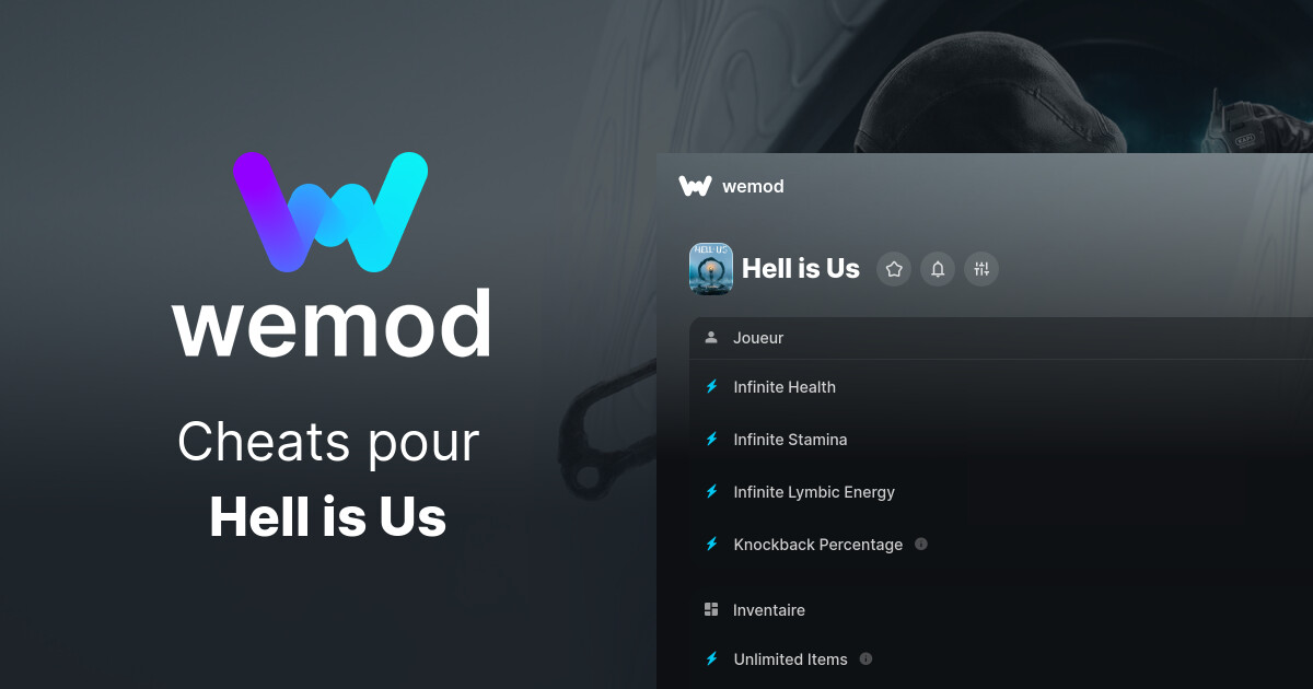 Cheats et trainers pour Hell is Us sur PC | WeMod