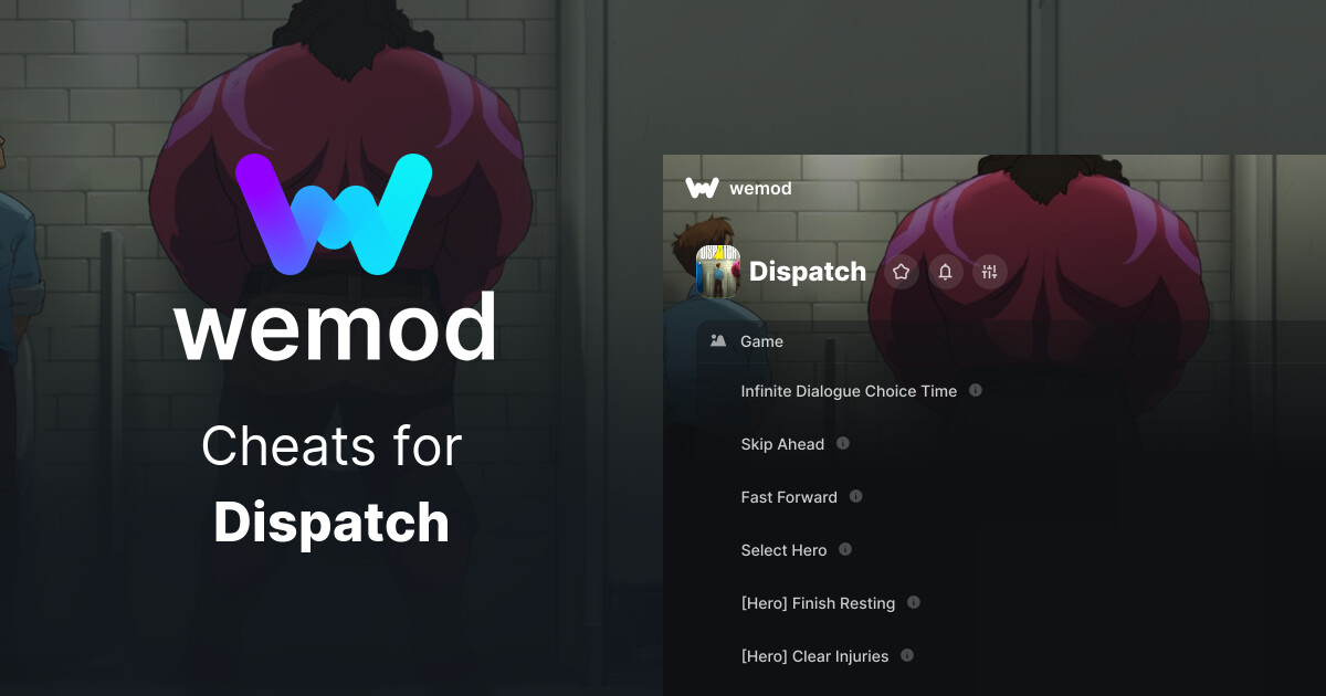 Dispatch Cheats & Trainers for PC | WeMod
