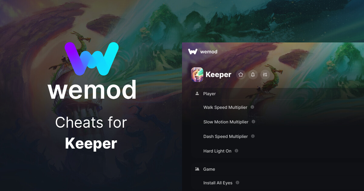 Keeper Cheats & Trainers for PC | WeMod