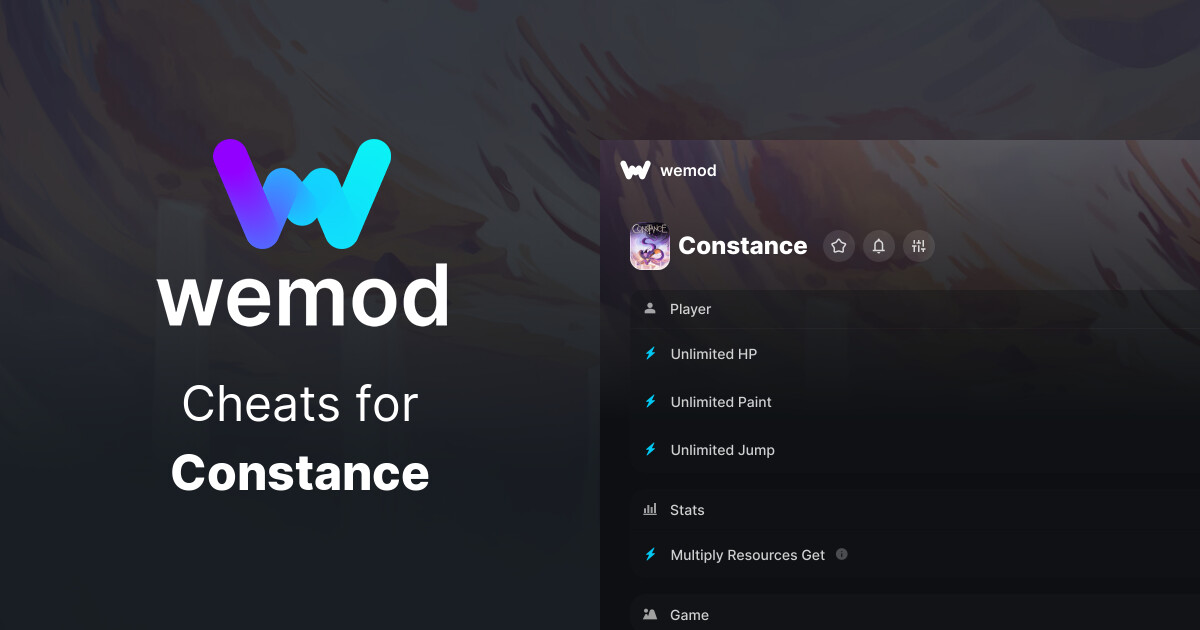 Constance Cheats & Trainers for PC | WeMod