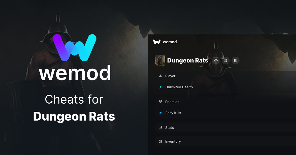 Dungeon Rats Cheats & Trainers for PC | WeMod
