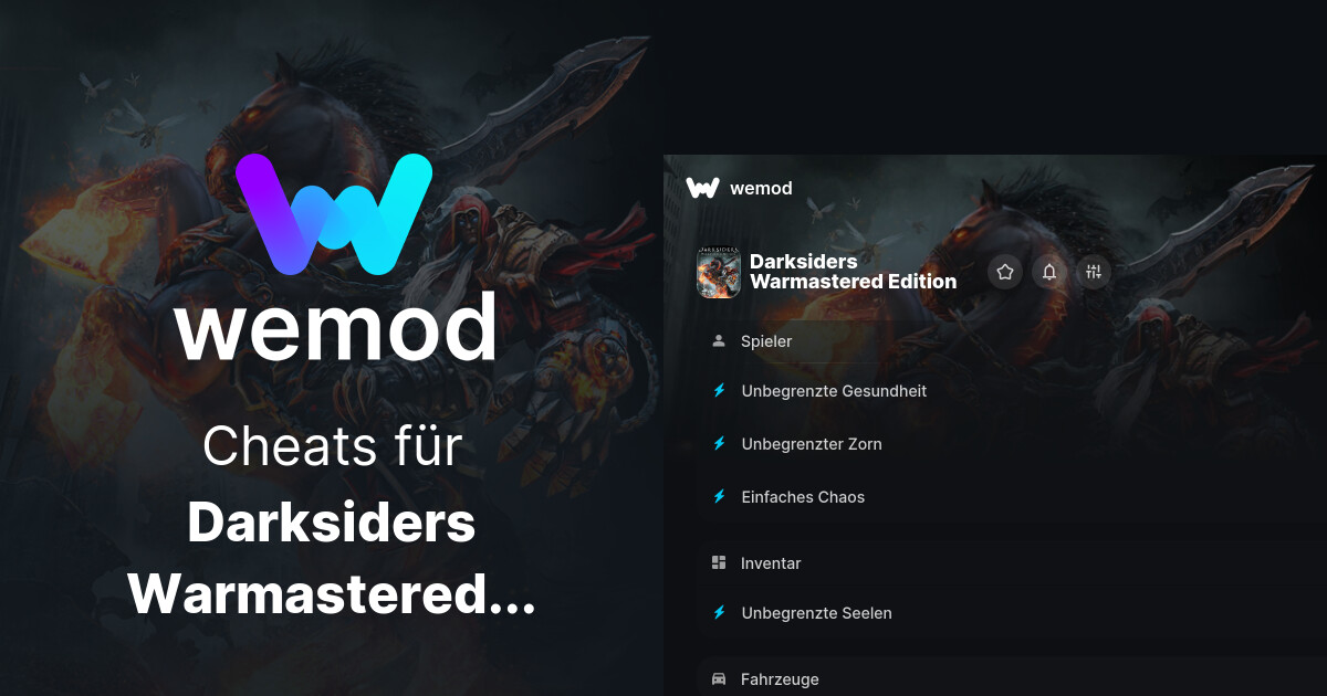 Darksiders Warmastered Edition Cheats und Trainer für PC - WeMod
