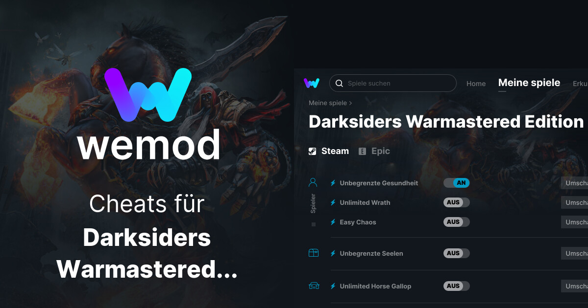 Darksiders Warmastered Edition Cheats & Trainer für PC | WeMod