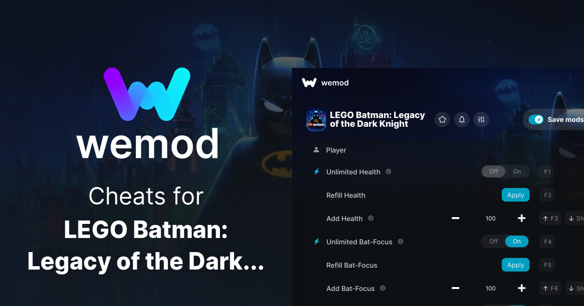 LEGO Batman: Legacy of the Dark Knight Cheats, Trainers and Maps for PC ...