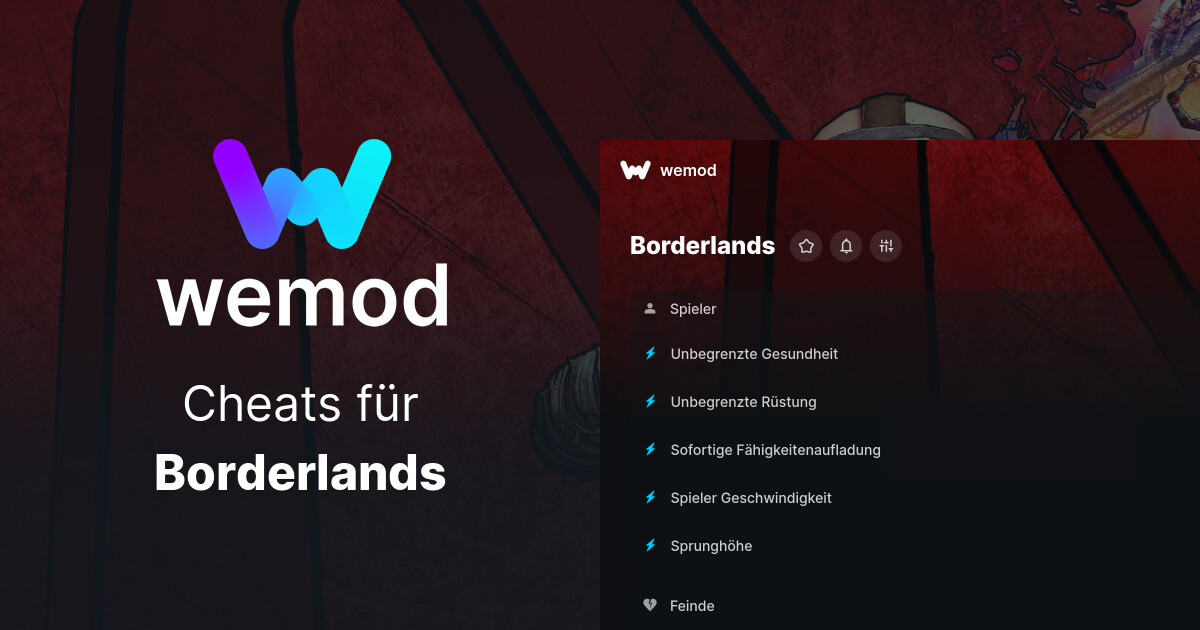 Borderlands Cheats und Trainer für PC - WeMod