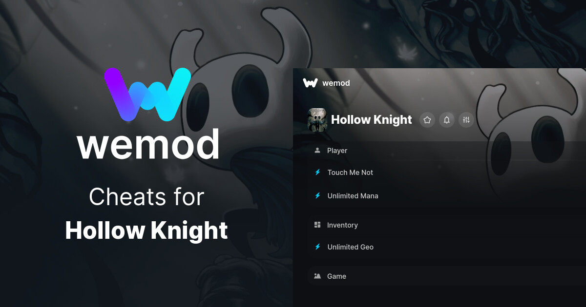 Hollow Knight Cheats & Trainers for PC | WeMod