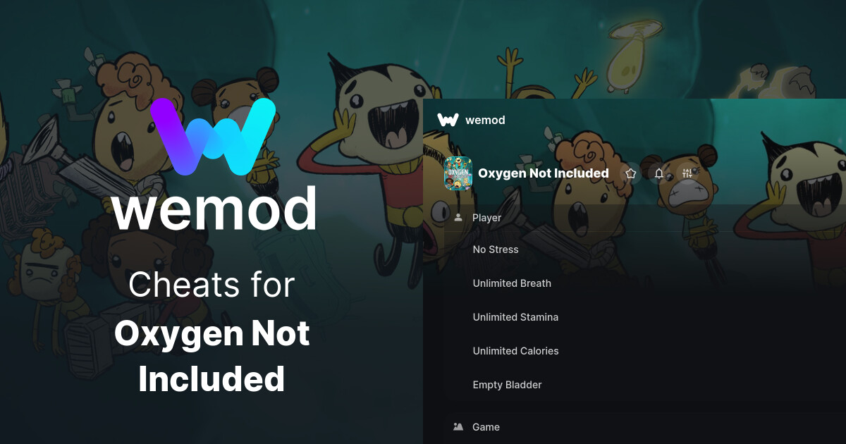 Oxygen Not Included Cheats & Trainers for PC | WeMod