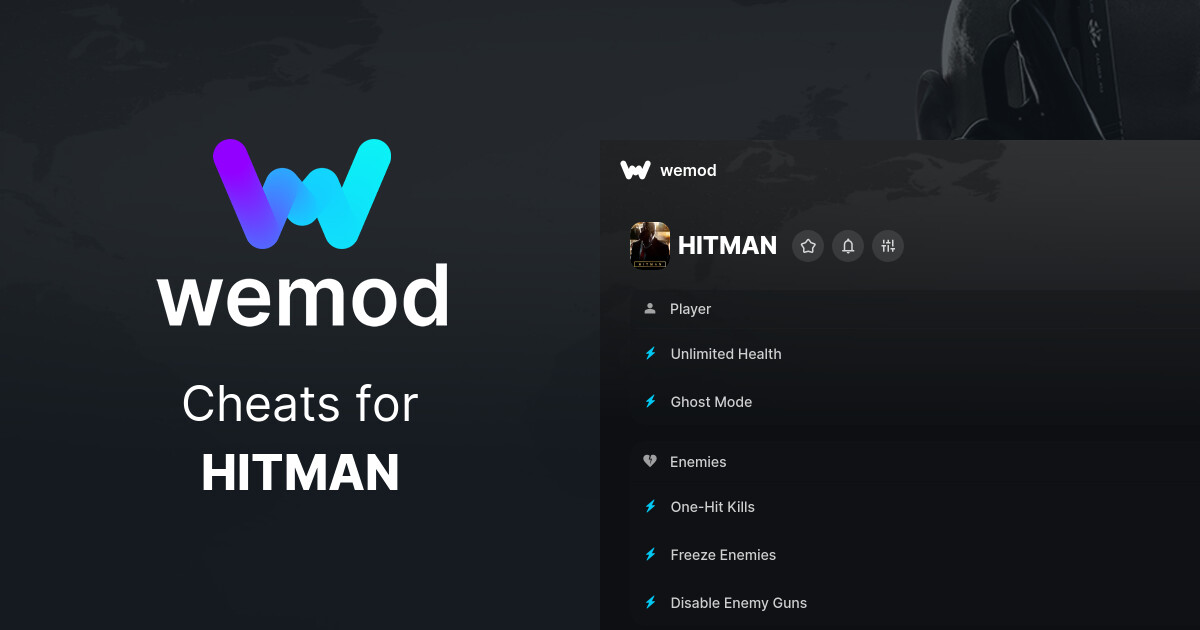 HITMAN Cheats & Trainers for PC | WeMod