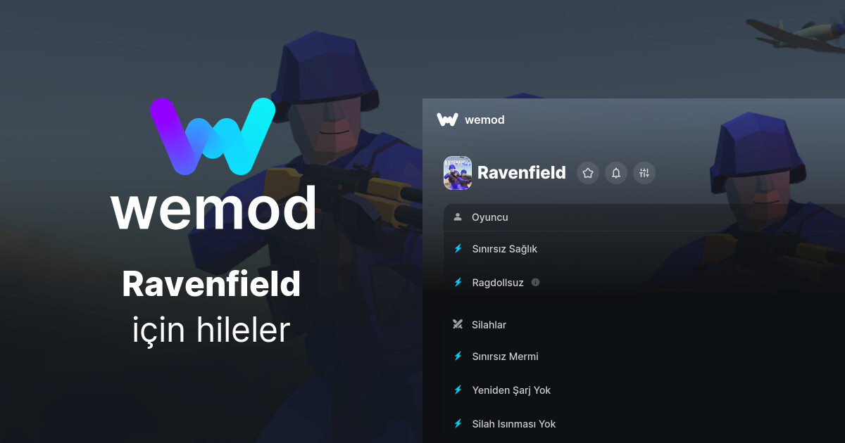 PC İçin Ravenfield Hileleri ve Öğreticileri - WeMod