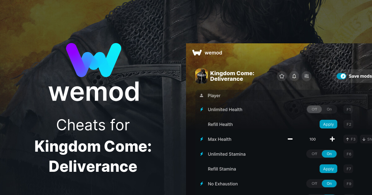 Kingdom Come: Deliverance Cheats, Trainers and Maps for PC | WeMod