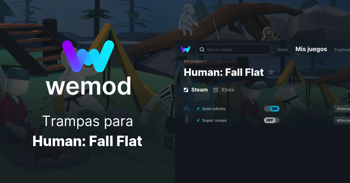 Trampas y Trainers de Human: Fall Flat para PC | WeMod