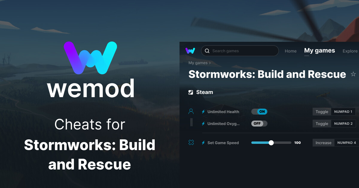 Stormworks: Build and Rescue Cheats and Trainers for PC - WeMod