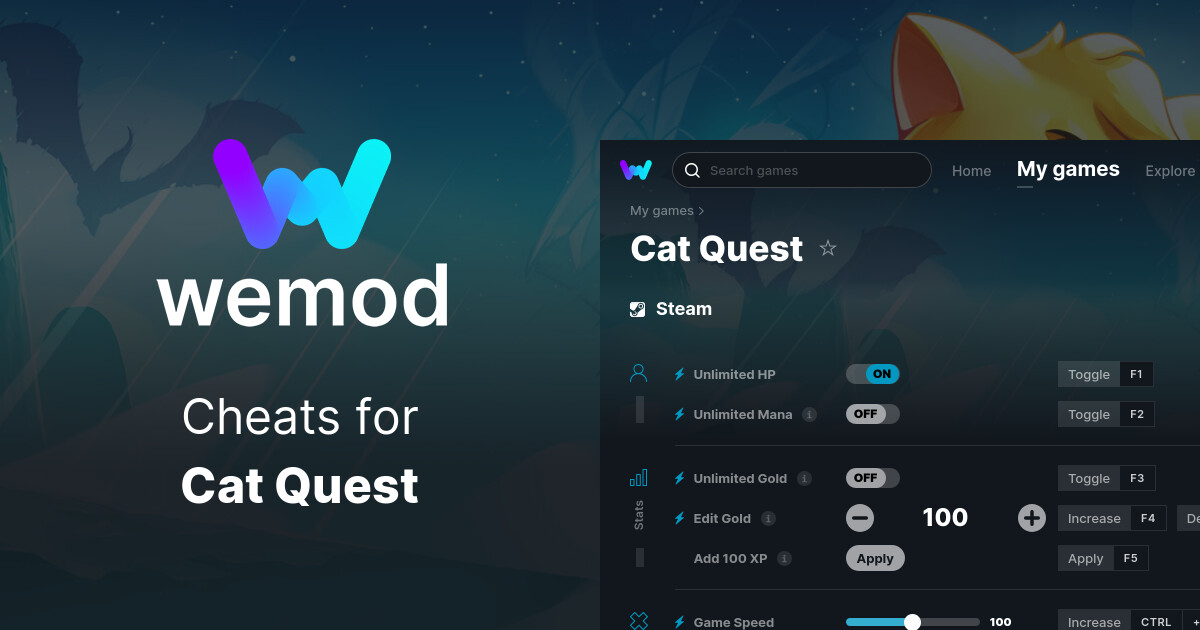 Cat Quest Cheats & Trainers for PC | WeMod