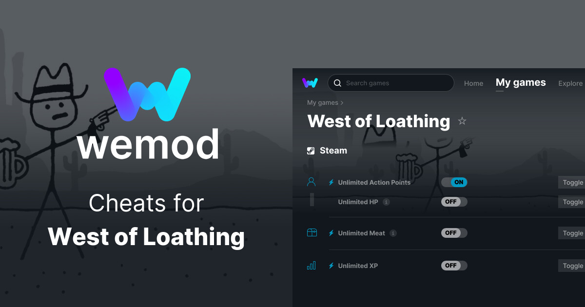 West of Loathing Cheats & Trainers for PC | WeMod