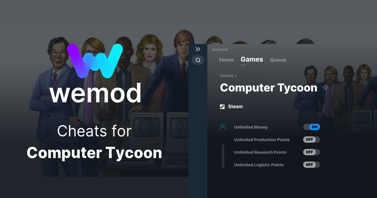 Computer Tycoon Cheats and Trainers for PC - WeMod