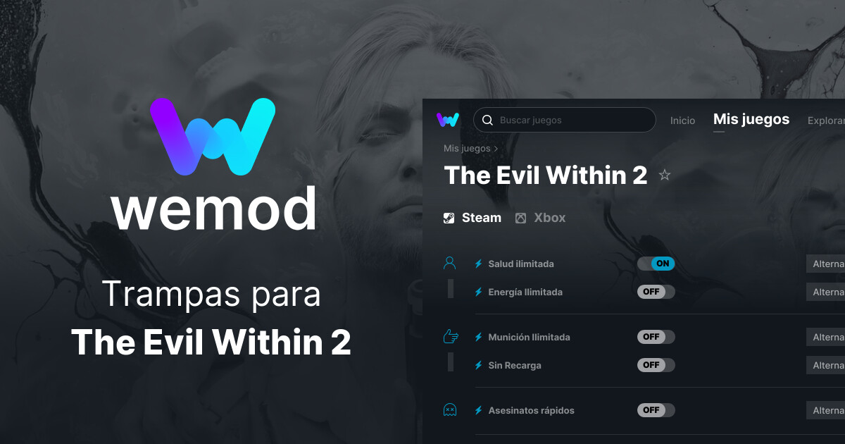 Trampas y Trainers de The Evil Within 2 para PC | WeMod