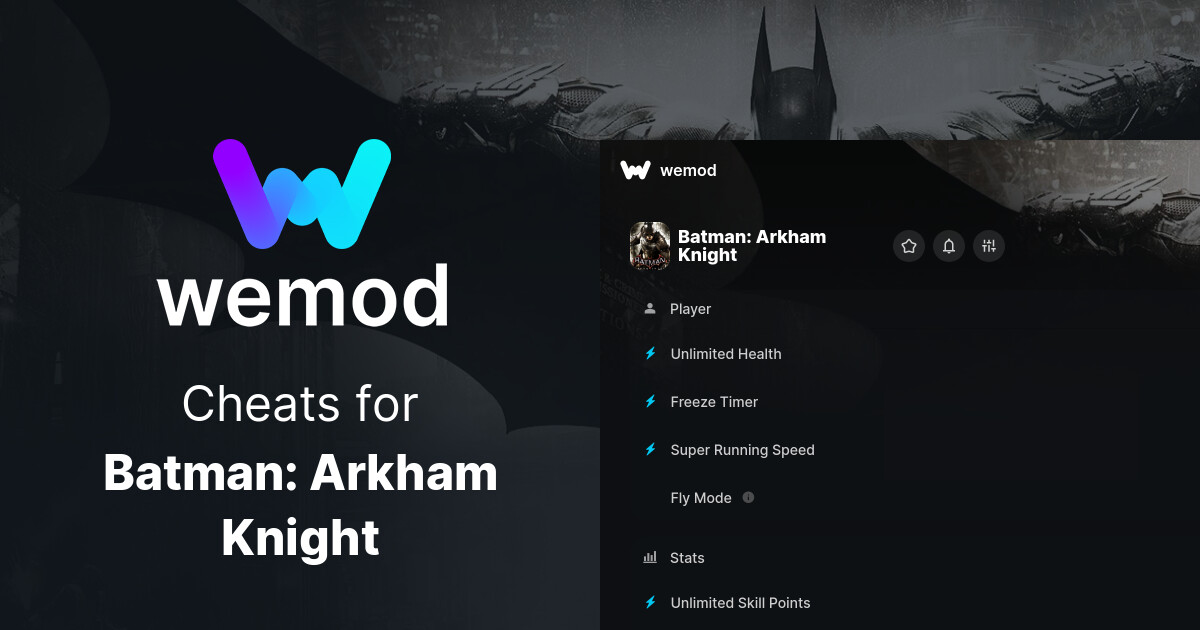 Batman: Arkham Knight Cheats & Trainers for PC | WeMod